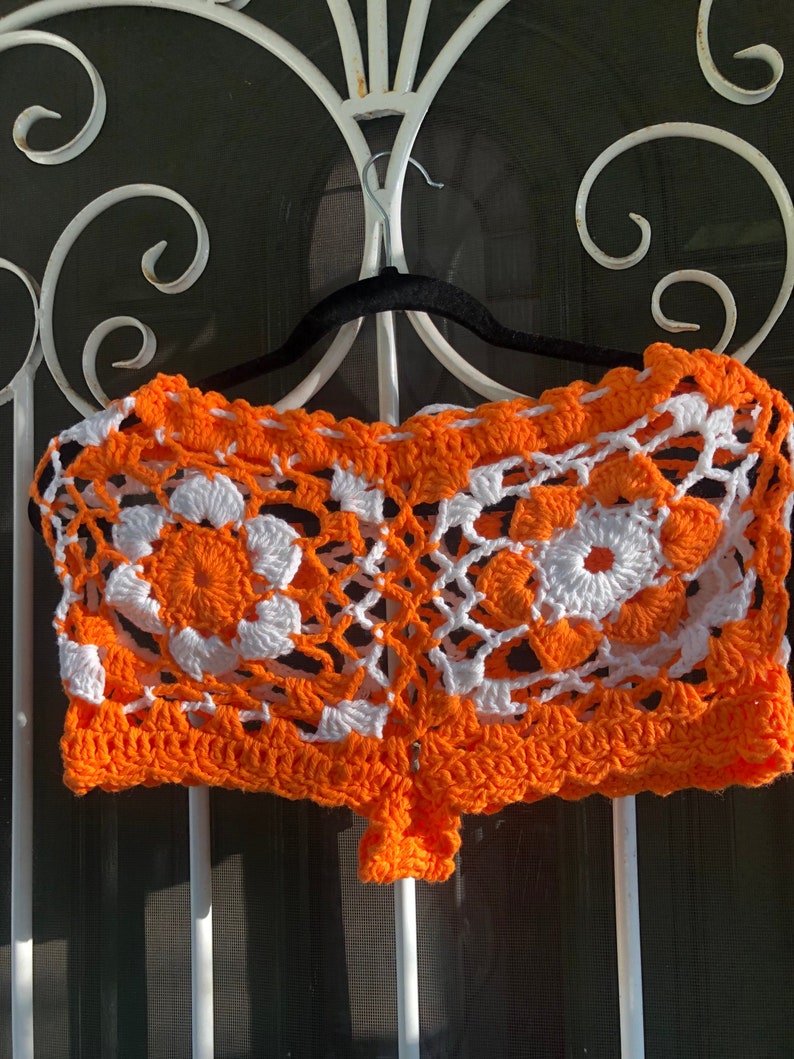Crochet Bikini Shorts Granny Pattern Flowers Bikini Swimwear - Etsy