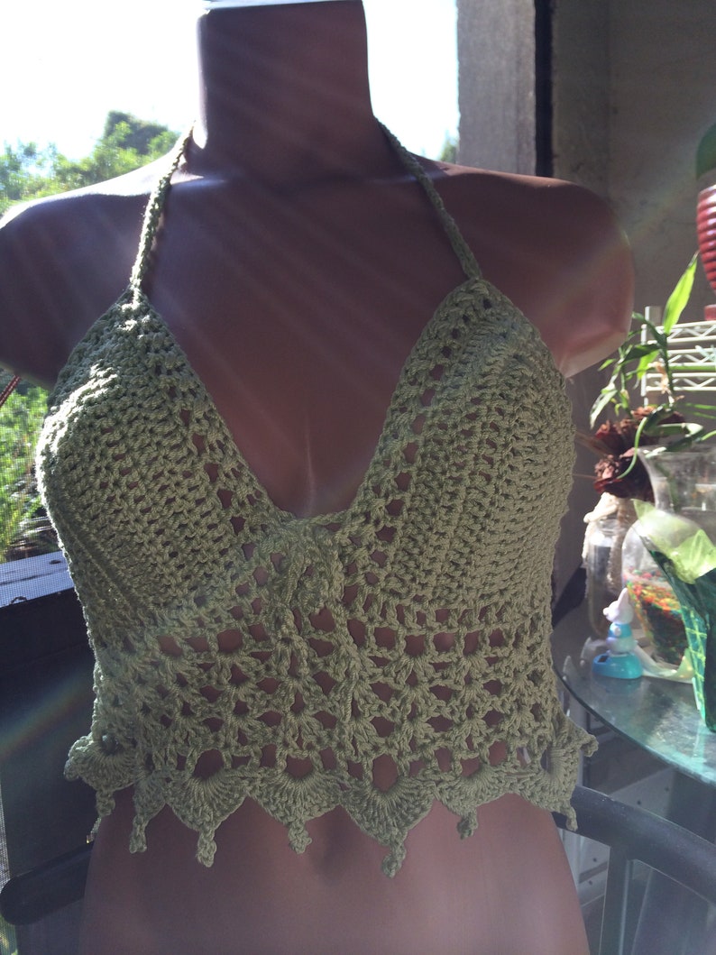 Sexy Crochet Halter Top Pattern In Pdf Etsy Norway