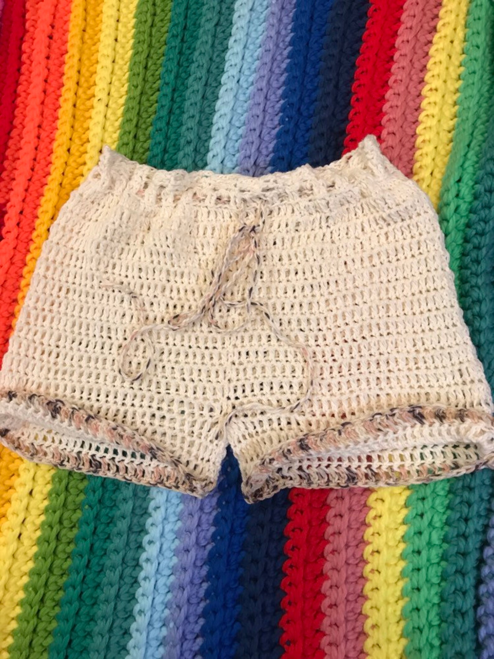 Crochet Handmade Shorts. - Etsy