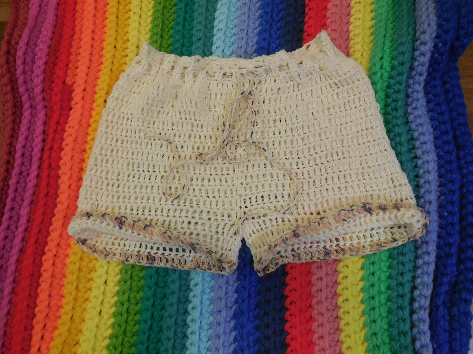 Crochet Handmade Shorts. - Etsy