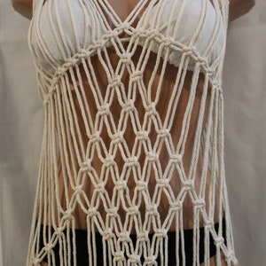 Macramé Cover Up, Burning Man Festival, Costume Dress, Fishnet . - Etsy