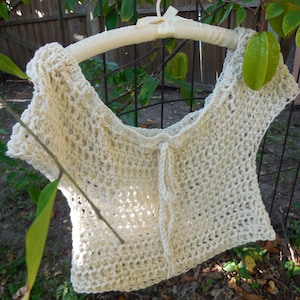 Crochet Cover up Top. Blusa Croptop Cropped Top. - Etsy