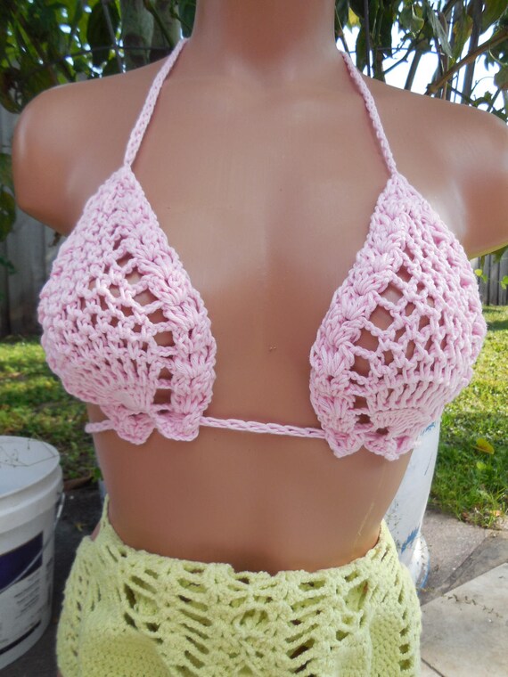 Crochet Pineapple Bra