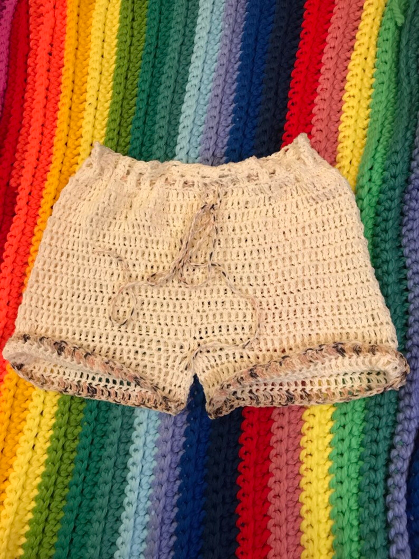 Crochet Handmade Shorts. - Etsy