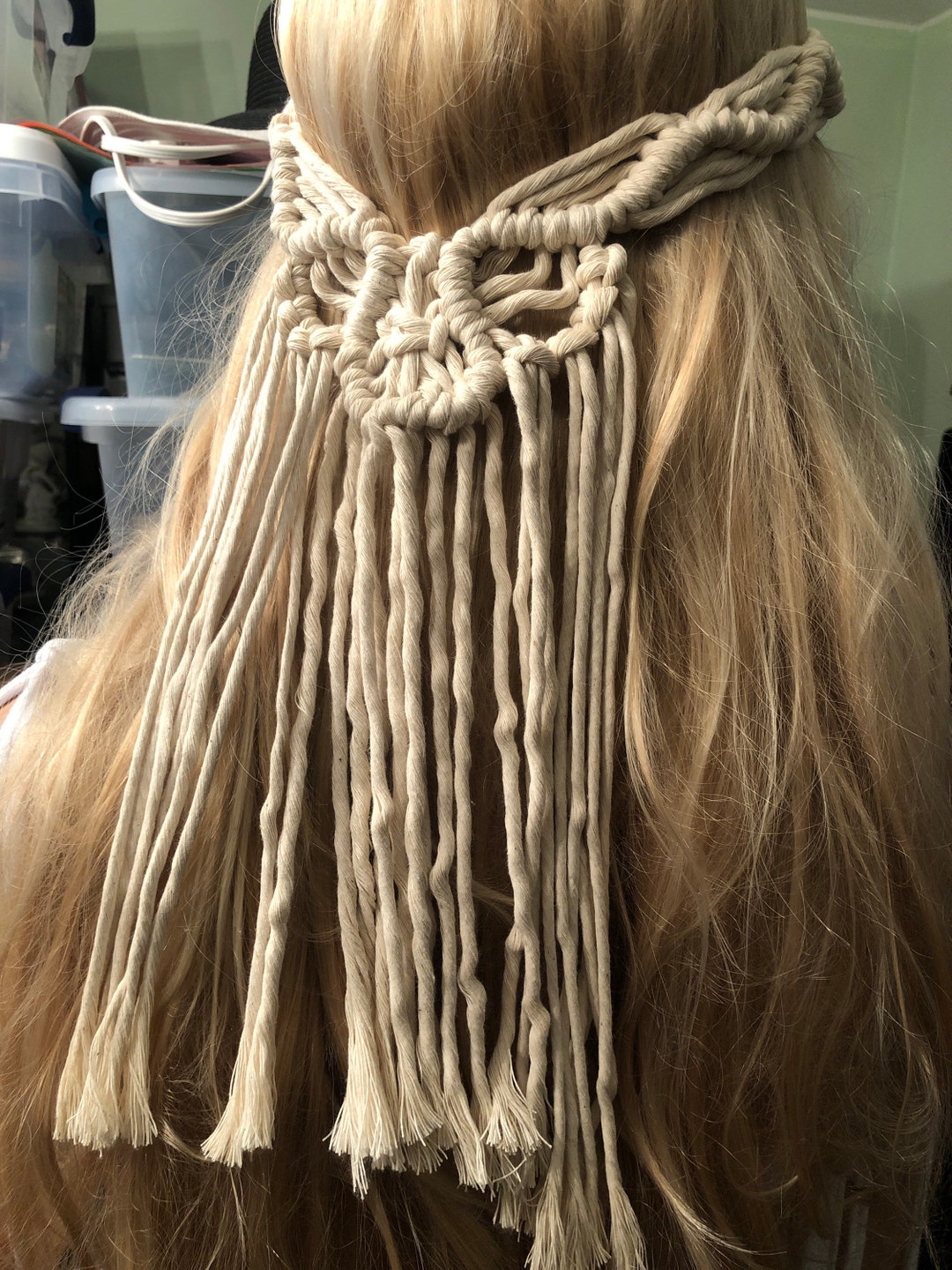 Macrame Bandana Hobo Can Be Used Fir Wedding on the Beach - Etsy