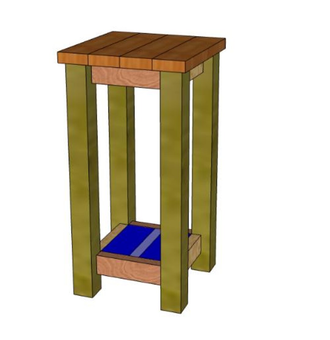 DIY College Dorm Room Night Stand Plans, Small Night Stand Plans, Small ...