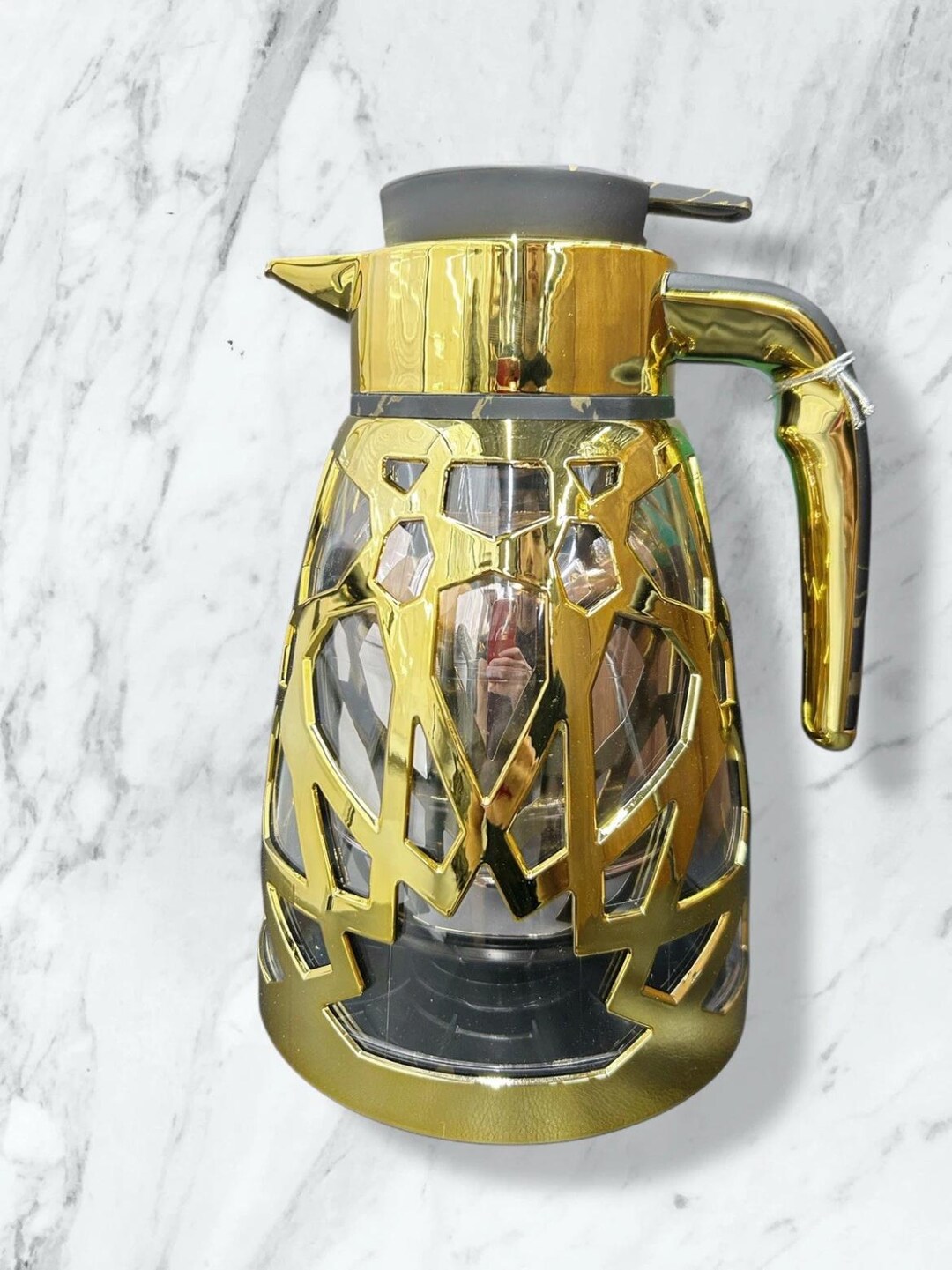 Mediterranean Vacuum Flask Gold/black - Etsy