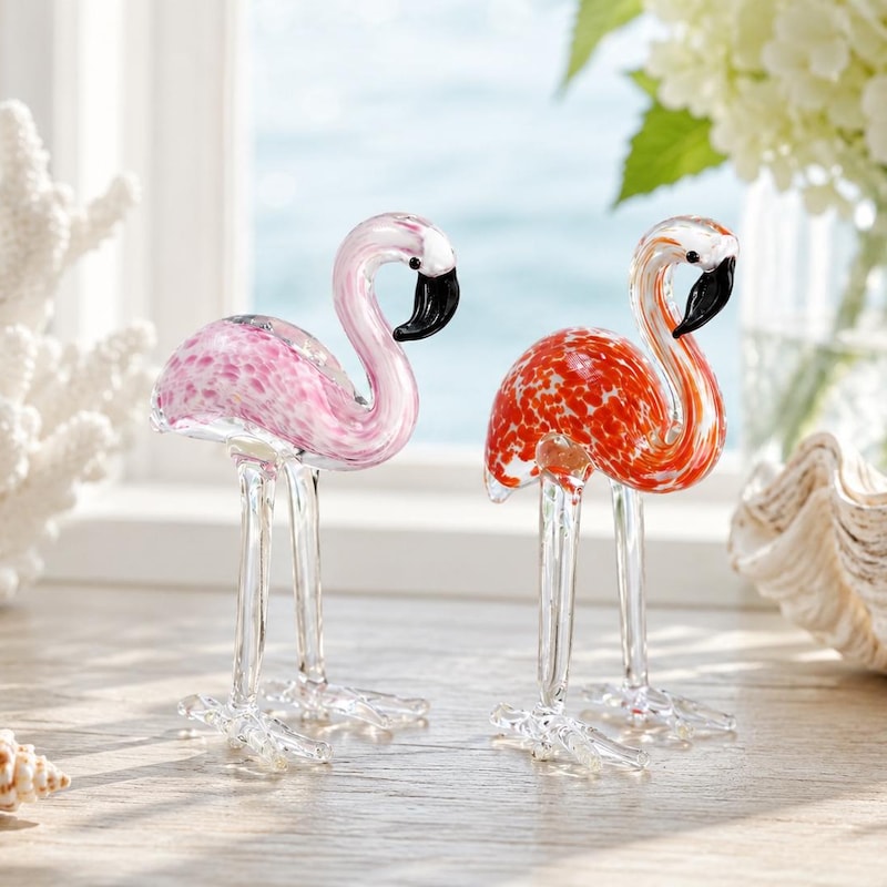 Flamingo Figurines - Etsy