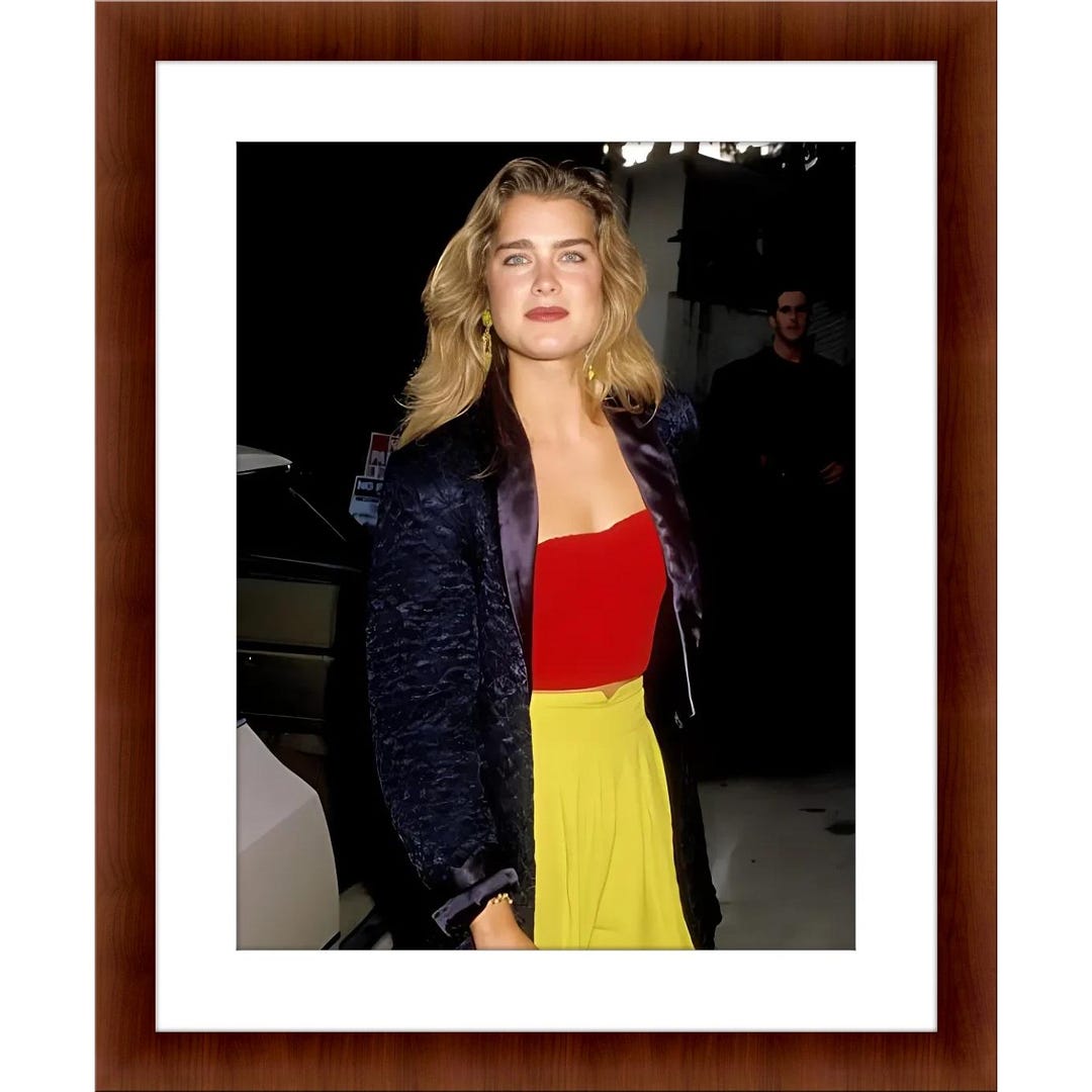 Brooke Shields 8.5 X 11 Candid Color Photograph Collectable Art Print ...
