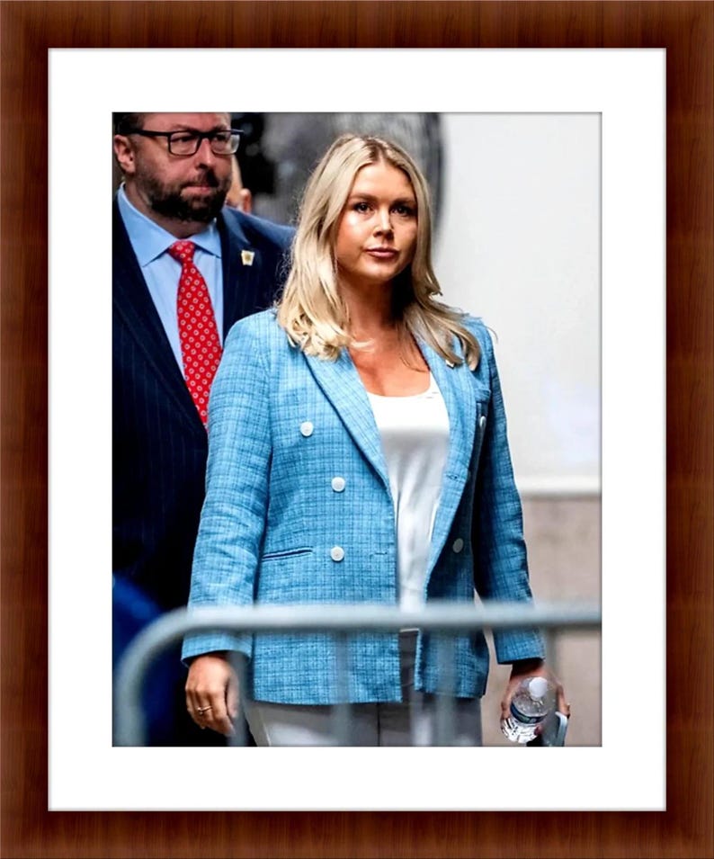 Karoline Leavitt 8.5 X 11 Candid Color Unframed Photograph Collectable ...