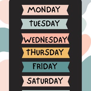 Classroom Learning Posters | Alphabet, Numbers, Colours, Shapes, Days ...