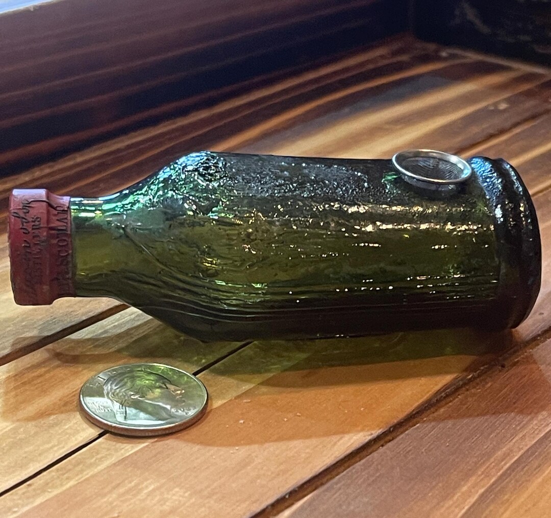 Antique Sanderson's Rare Old Scotch Whiskey Bottle Pipe – Handcrafted ...
