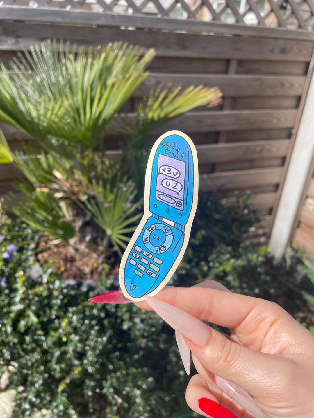 Y2K Flip Phone Sticker – Kawaii 2000s Nostalgia - Etsy