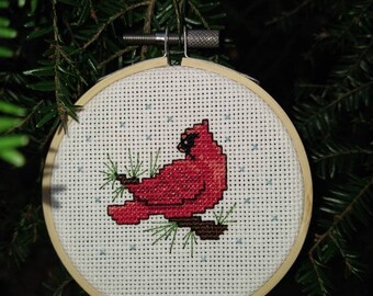 Cardinal Counted Cross Stitch - Etsy