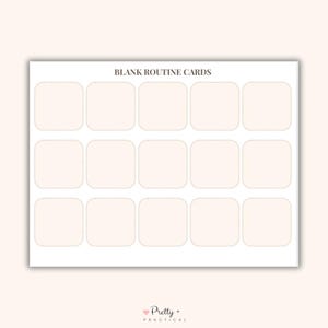 Printable Morning + Night Routine Cards for Kids | Visual Schedule ...