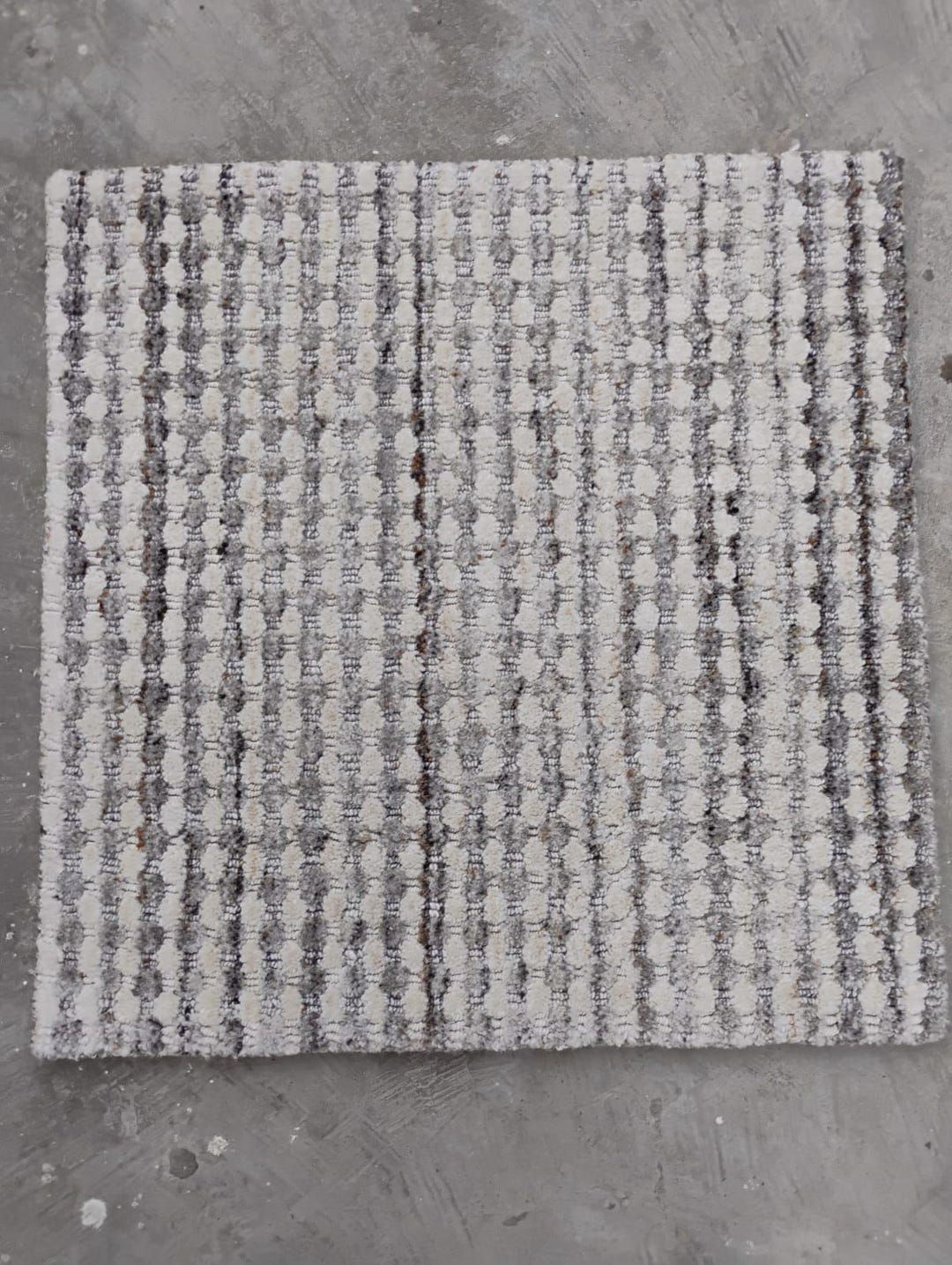 Soft Grey and Ivory Loop-textured Commercial Carpet Tile Featuring ...