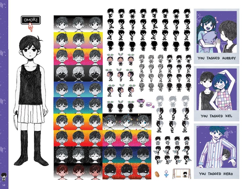 OMORI Fan Artbook: Indie Game Art Zine (digital Download, PDF Book) - Etsy