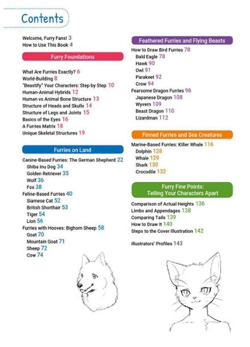 How to Draw Manga Furries: the Complete Guide to Anthropomorphic ...