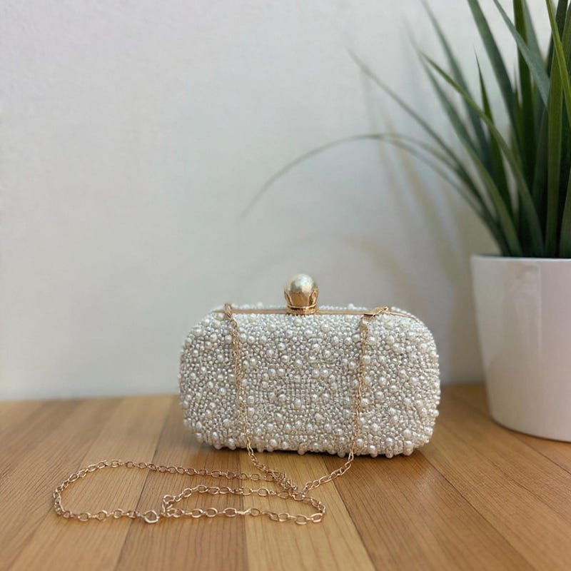 Bride Embellished Clutch - Etsy UK