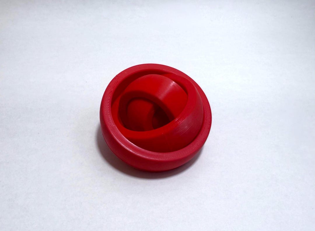 3D Printed Rotating Ring Fidget Toy - Stress Relief Desk Toy - Etsy