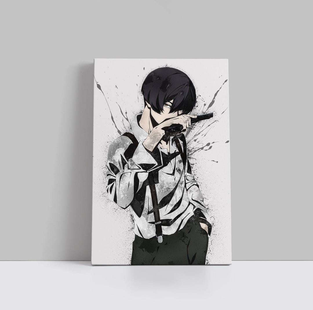 Angelo Lagusa 91 Days Canvas Anime Poster Manga Wall Art Cartoon Framed ...