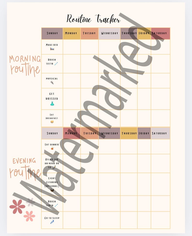 ADHD Daily Planner Printable – Neurodivergent-friendly Focus Organizer ...