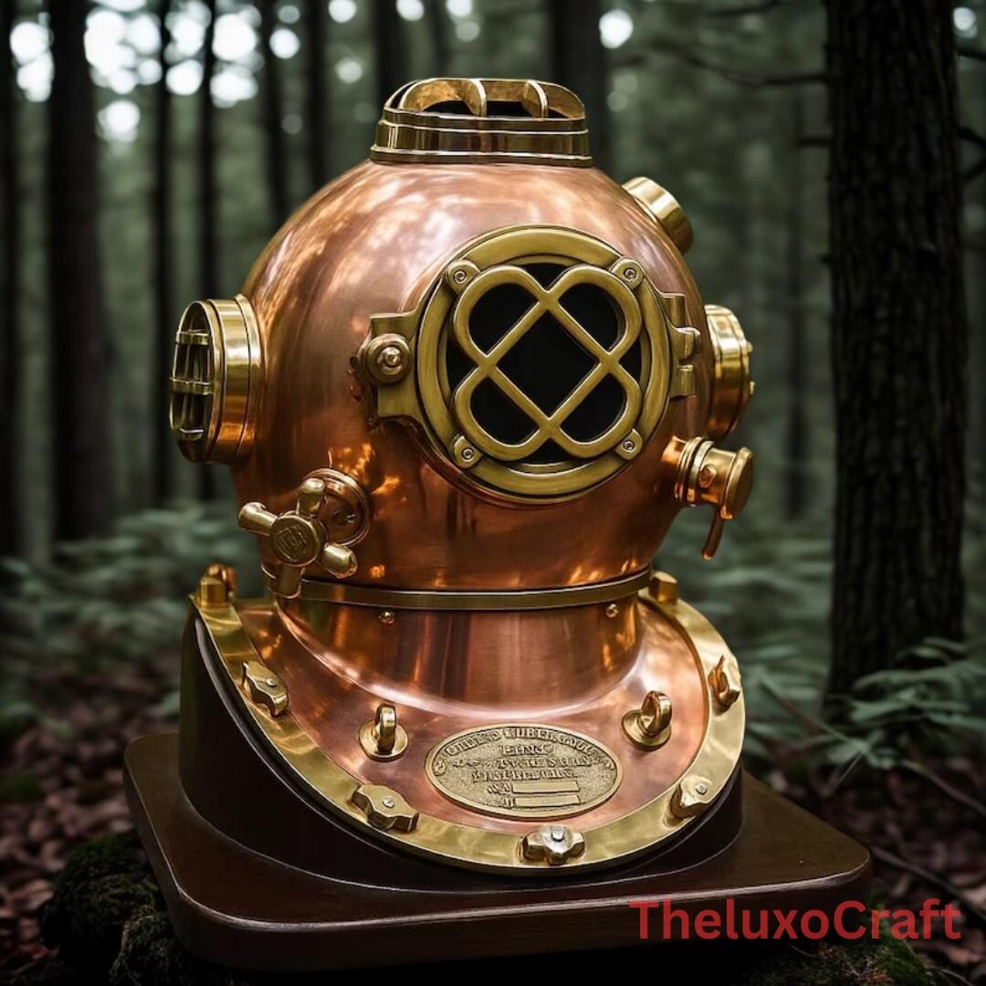 Rose Gold Mark V Diving Helmet | 18" US Navy Replica - Etsy UK