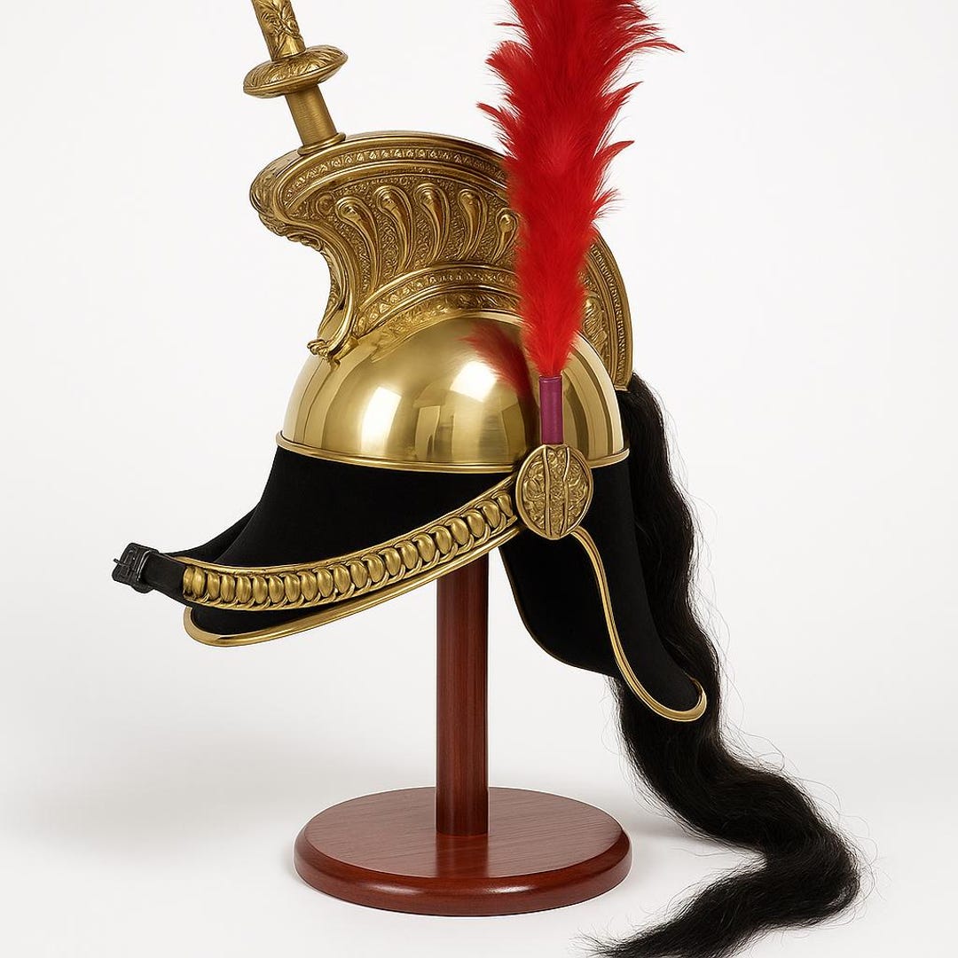 Roman Fire Brigade Helmet | Antique Brass Display Helmet | Handmade ...