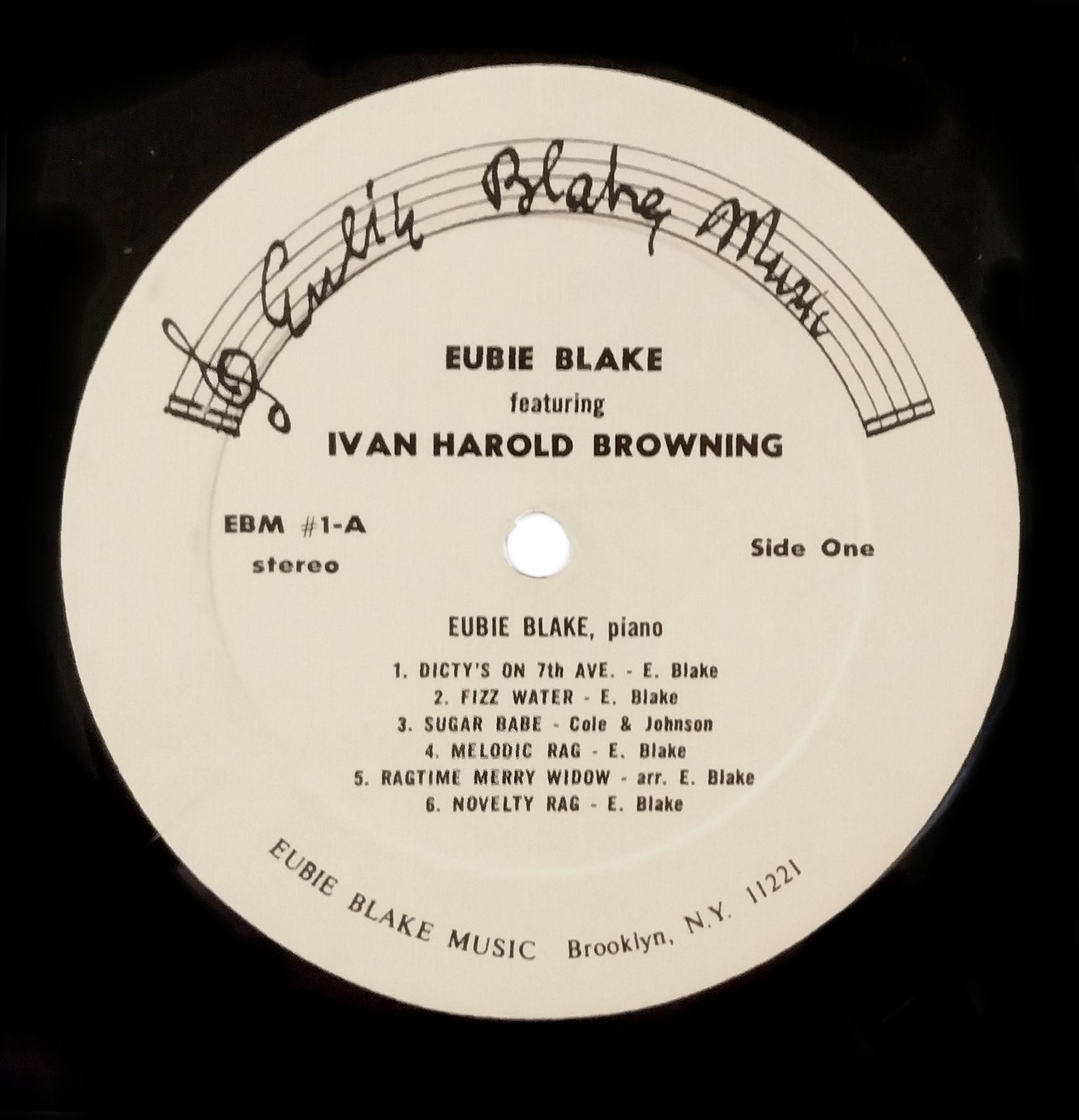 EUBIE BLAKE Volume 1 Featuring Ivan Harold Browning Eubie - Etsy