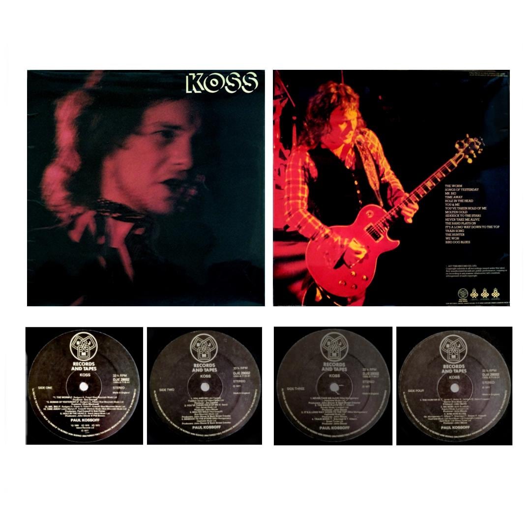 Paul Kossoff Gatefold Vinyl Album "koss" UK IMPORT • 16 Tracks • DJM ...