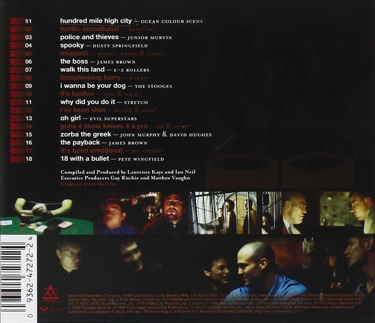 Lock, Stock and Two Smoking Barrels Film Soundtrack — Sealed CD ...