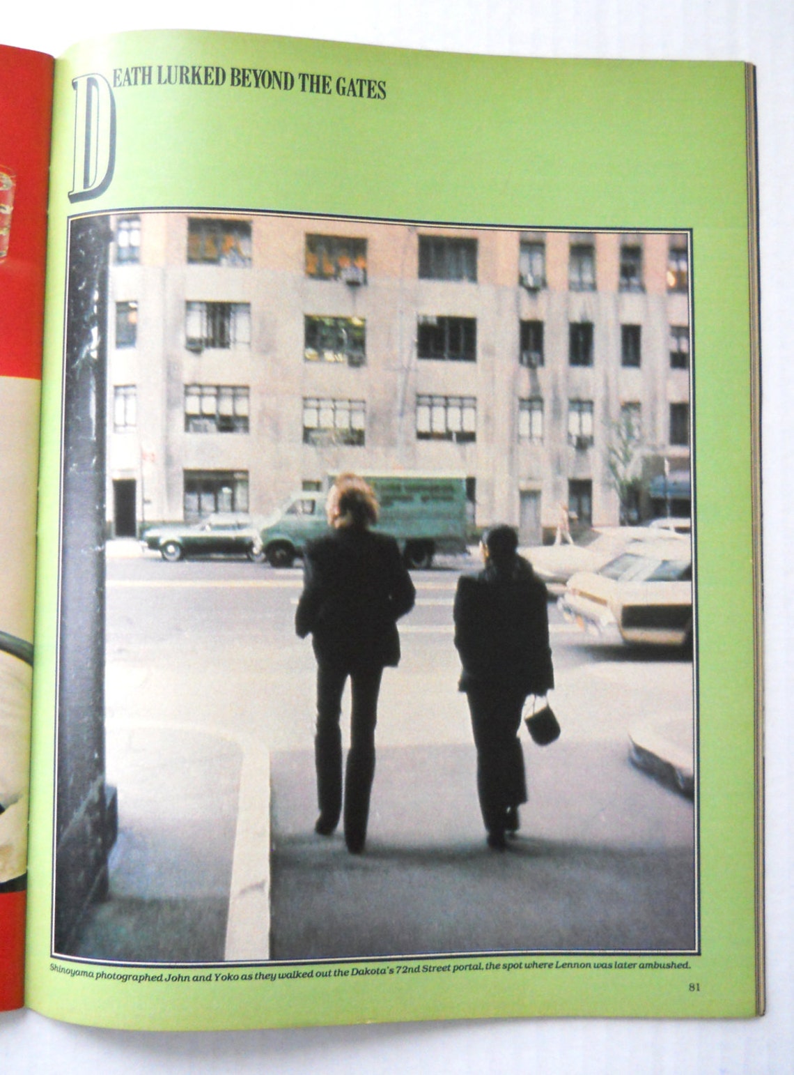 1981 LIFE Magazine John Lennon at Home - Etsy