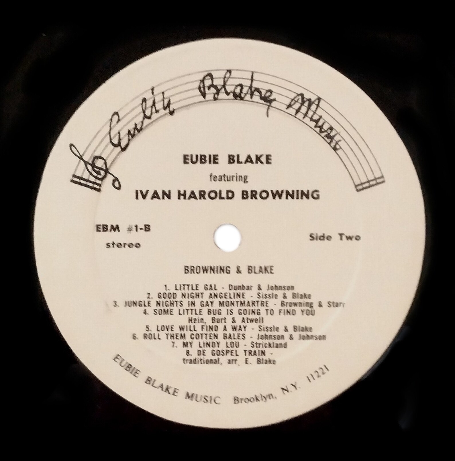 EUBIE BLAKE Volume 1 Featuring Ivan Harold Browning Eubie - Etsy