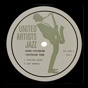 JOHN COLTRANE "coltrane Time" Vinyl LP — United Artist Jazz Records ...