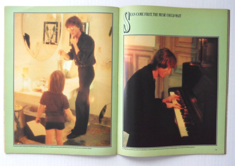1981 LIFE Magazine John Lennon At Home | Etsy