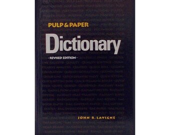 Paper Dictionary - Etsy