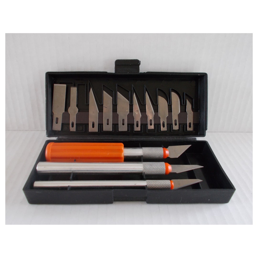 16-piece Precision Knife Kit With Case - Etsy
