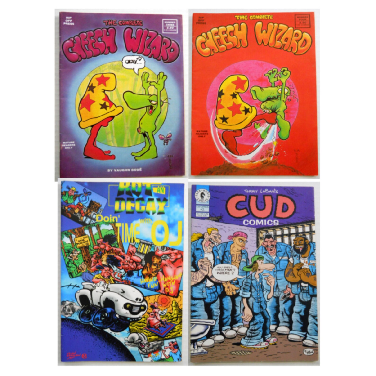 Cheech Wizard Cud Doin' Time 4 Adult Comics - Etsy