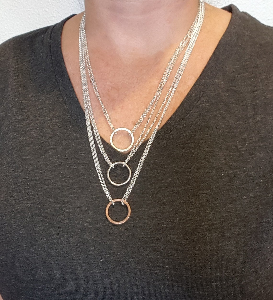 Sterling Silver Wedding Ring Holder Necklace - Etsy