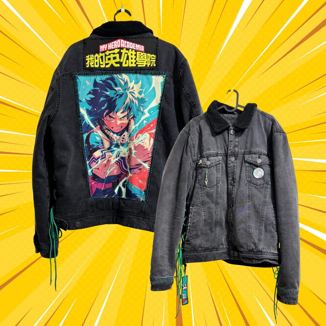 My Hero Academia Custom Jacket - Deku - Etsy
