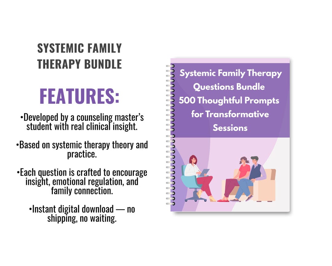 Systemic Family Therapy Questions – 500 Thoughtful Prompts (PDF Guide ...
