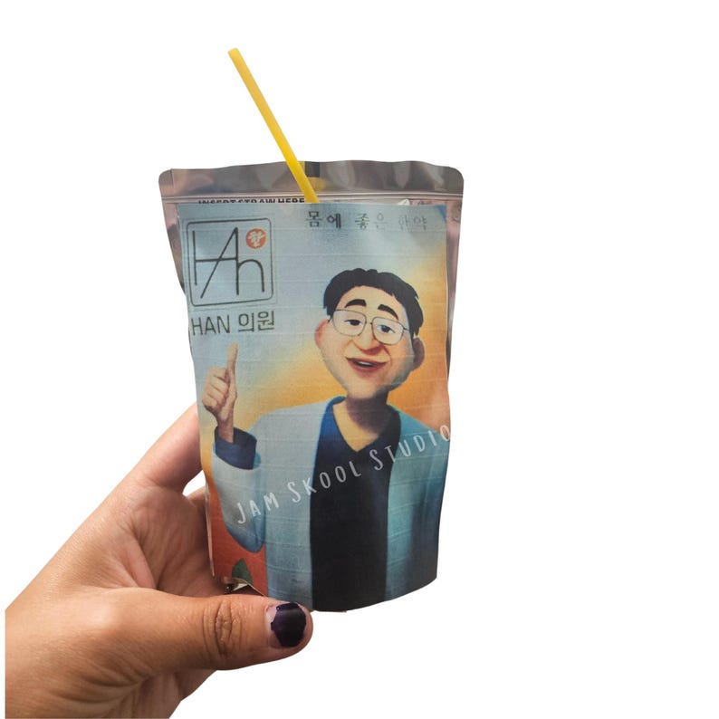 Kpop Demon Hunters Capri Sun Label | Dr Han’s Tonics Juice Pouch ...