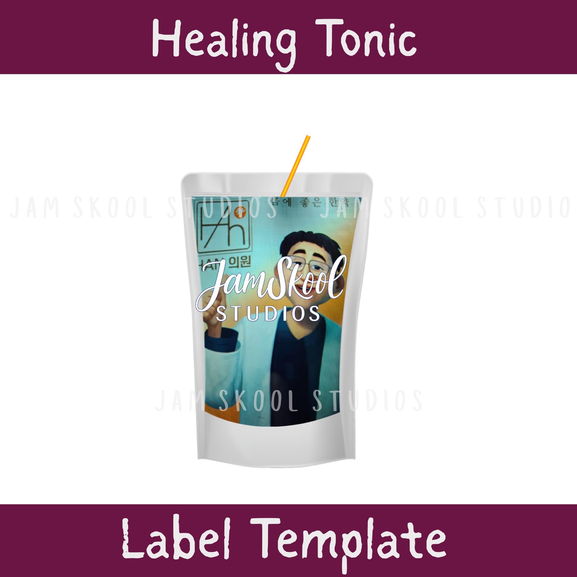 Kpop Demon Hunters Capri Sun Label | Dr Han’s Tonics Juice Pouch ...