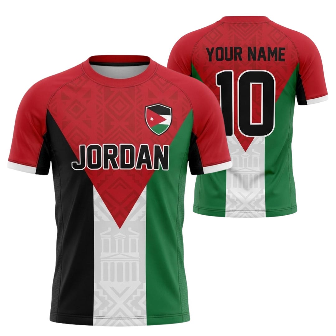 Jordan Team Soccer Jersey Personalized, Custom Football Fan Shirt ...