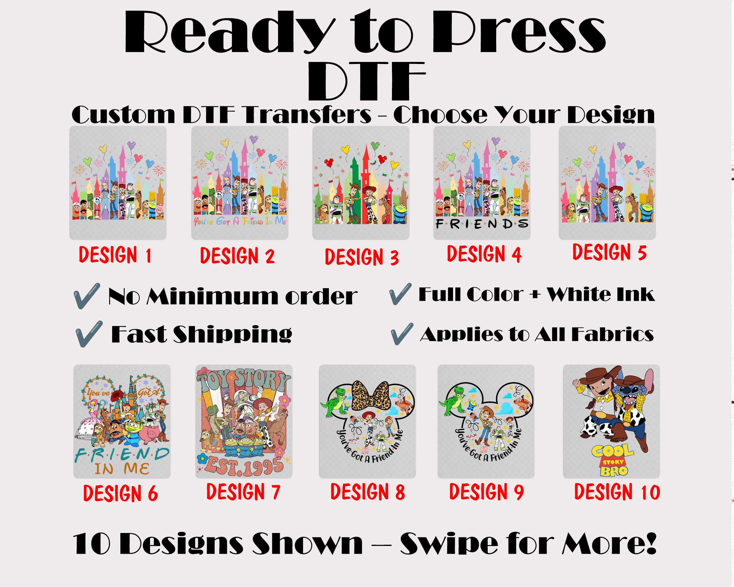 Toy Story DTF Transfer Bundle, You've Got a Friend in Me Designs, Woody ...