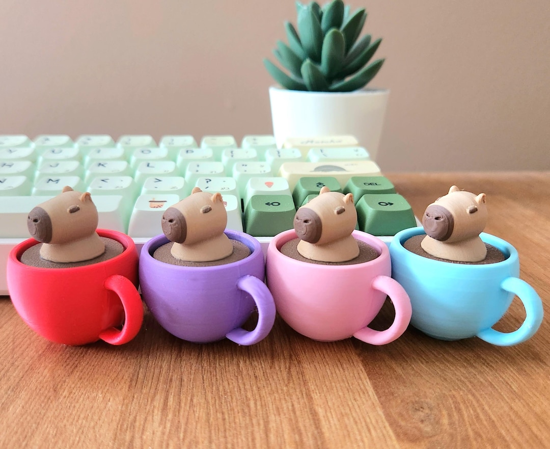 Capybara Clicker Fidget Toy | Mechanical Keyboard Switch | 3D Printed ...