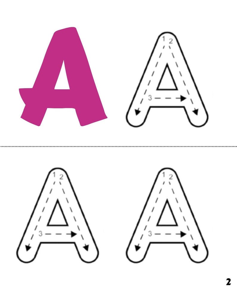 A to Z Alphabet Tracing & Coloring Workbook | ABC Letter Learning ...