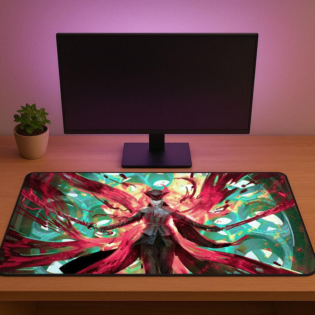 Lady Maria Bloodborne Mouse Pad: Gothic Gaming Desk Mat - Etsy