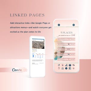 Holiday Itinerary Planner With Photo, Editable Mobile Itinerary, Trip ...