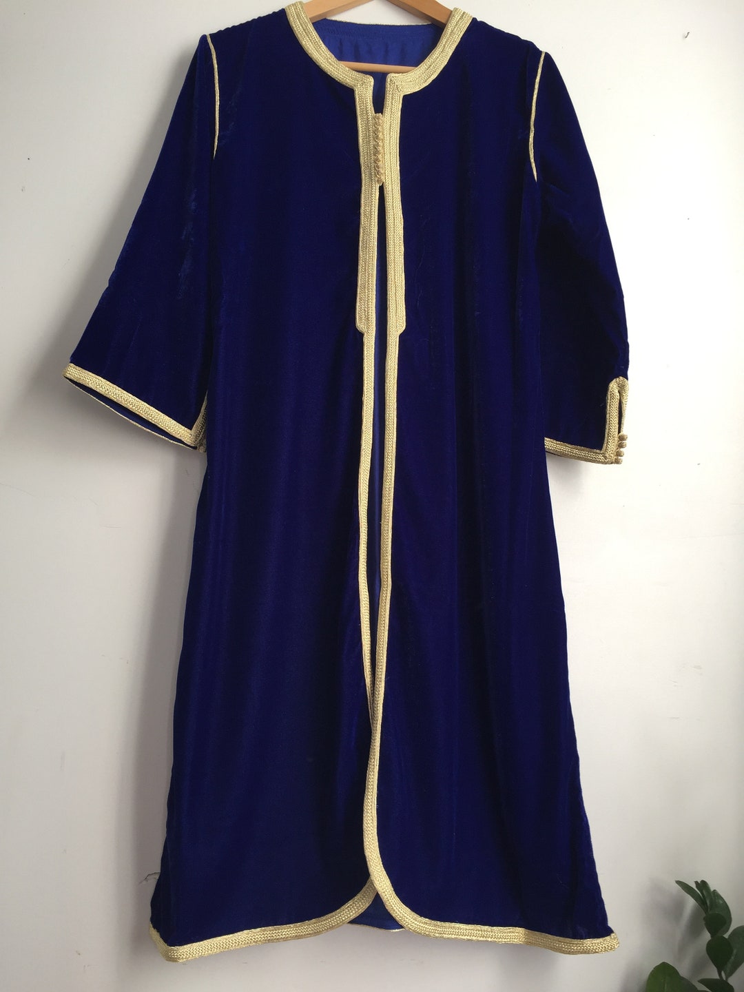 Royal Blue Velvet Tunic - Etsy